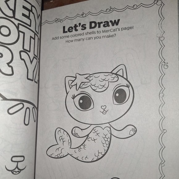 Dreamworks | Toys | Gabbys Dollhouse Coloring Book | Poshmark
